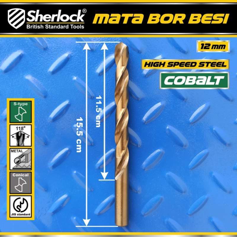 Promo Mata Bor Besi JIS Standard High Speed Steel Cobalt 12 mm (1 Pcs) Diskon 23% di Seller Rhmd ...
