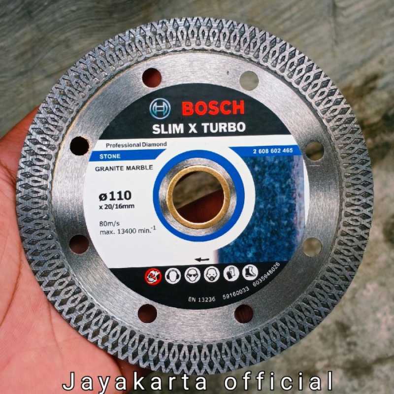 Promo bosch turbo slim 4 inch diamond wheel turbo mata pisau pemotong ...