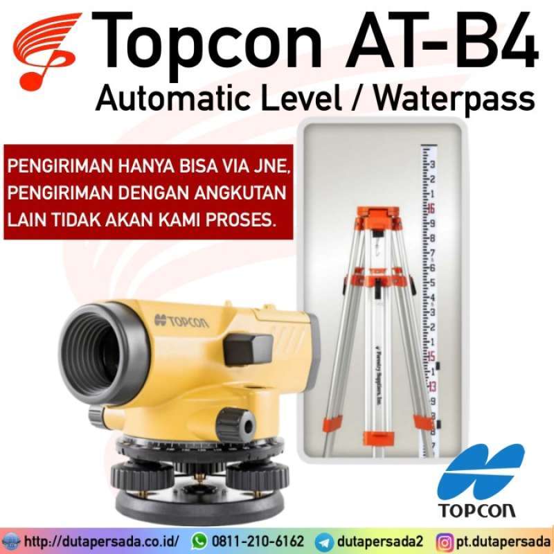 Promo Topcon At-b4 Automatic Level / Waterpass Diskon 23% Di Seller ...