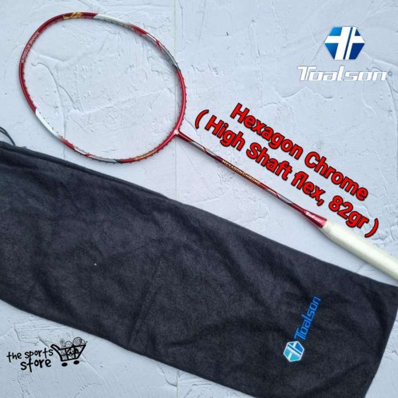 Jual Raket Badminton Toalson Hexagon Chrome - Bulutangkis Original di ...
