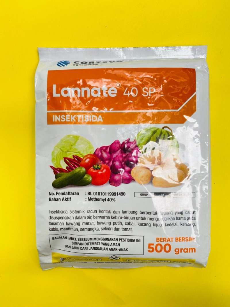 Promo Insektisida Dupont LANNATE 40SP biru . Isi 500gr B.A Metomil ...