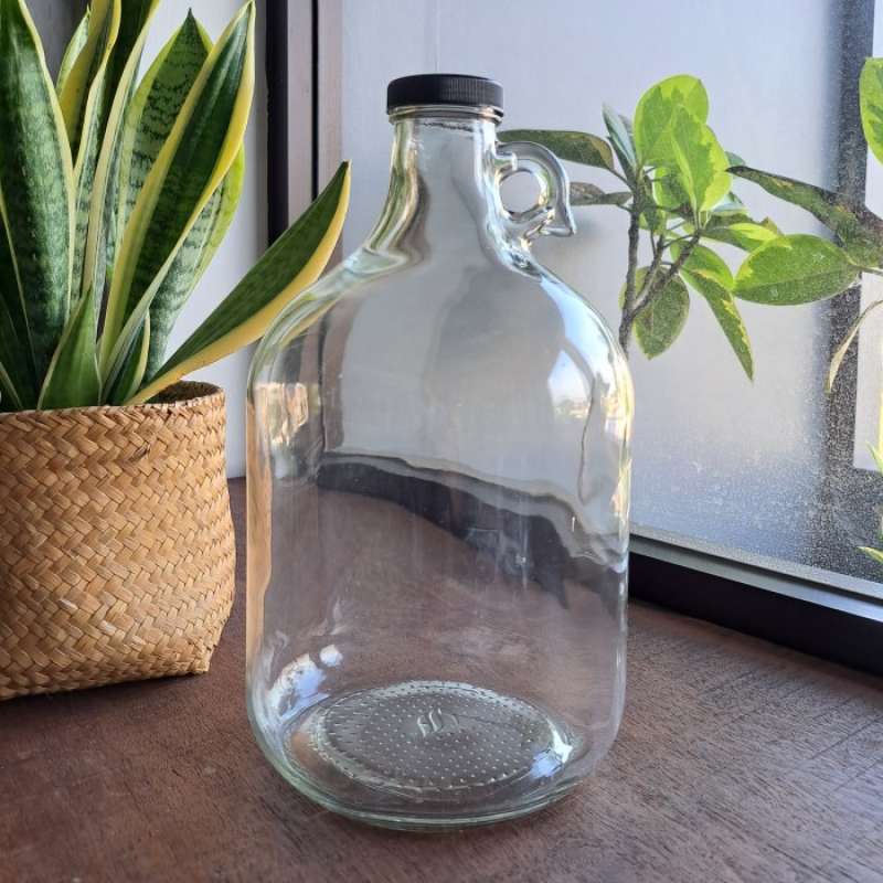 Promo 5-liter Glass Bottle/Botol Kaca 5 liter Diskon 33% di Seller ...
