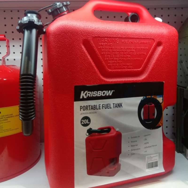 Promo Krisbow Jerigen Bensin 20 Liter Hdpe Diskon 33% Di Seller ...