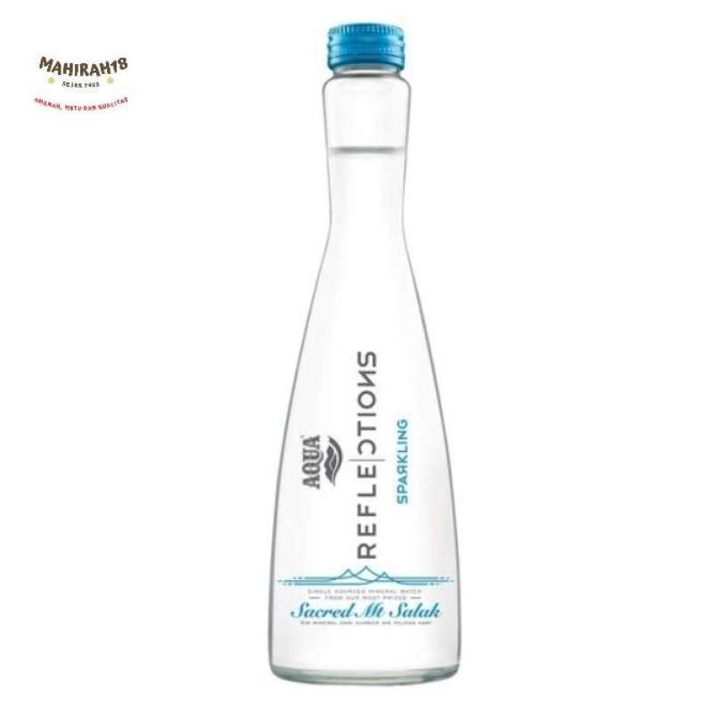 Jual aqua reflections sparkling water 380ml- berkarbonasi (1 dus 12 botol) di Seller Mahirah18 ...