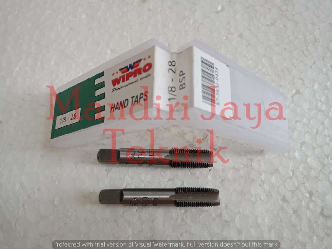Jual Tap Pipa Set 2pcs 1/8 x 28 BSP WIPRO di Seller Mandiri Jaya Teknik - Dukuh Kupang, Kota ...