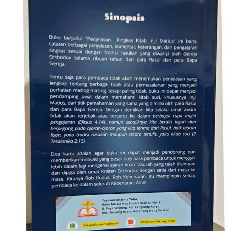 Promo Penjelasan Ringkas Kitab Injil Matius(seri Pemahaman Alkitab ...