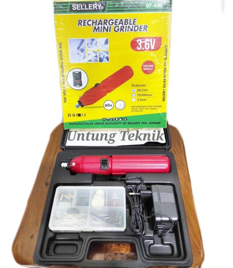 Promo Mini drill / mini grinder / Gerinda Mini DC set 60 Pcs Diskon 23% di Seller Rhmd ...