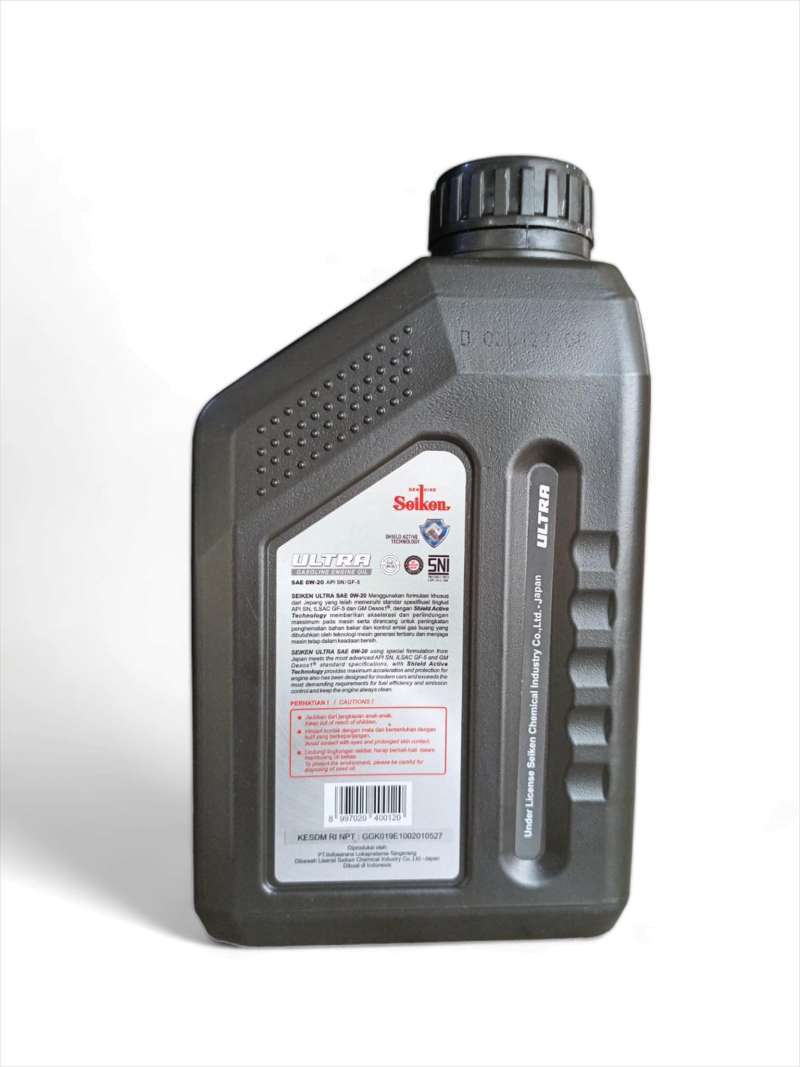 Jual Oli Mesin Mobil Bensin Seiken Ultra 0w-20 1 Liter Original Di ...