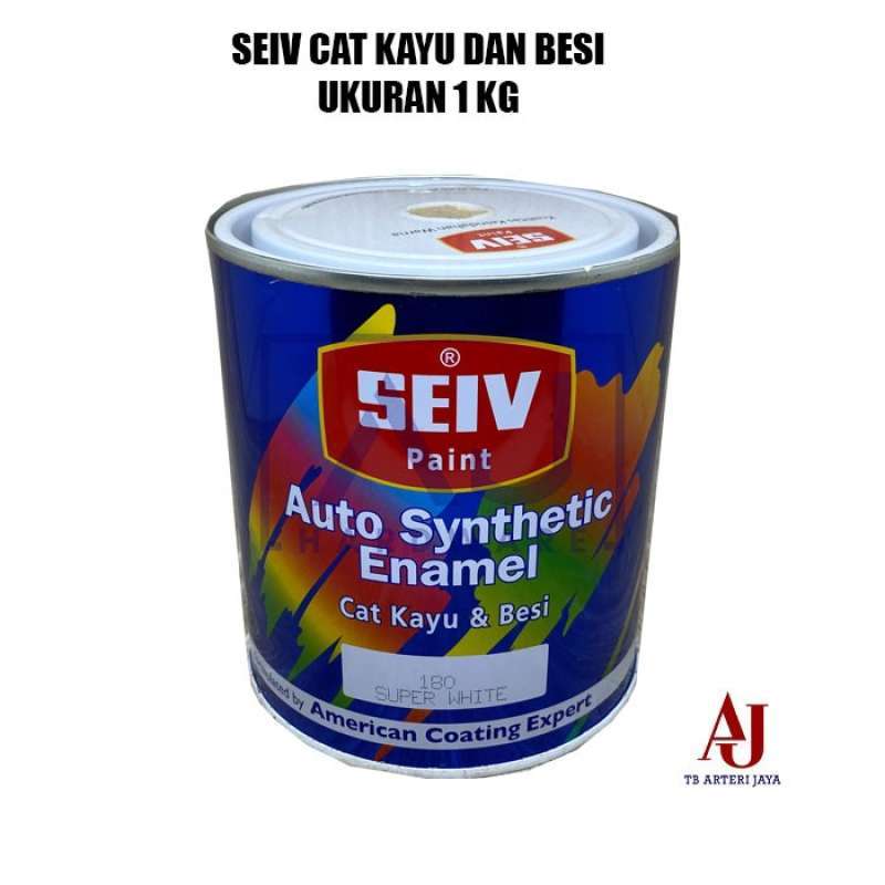 Promo Cat Seiv Auto Synthetic Enamel Super White/ Cat Kayu Dan Besi 1 ...