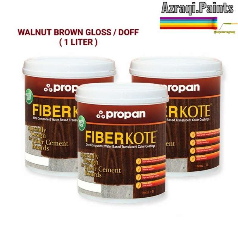 Promo Propan Fiberkote Waterbased 889 Walnut Brown 8307 ( 1 Kg ) Diskon ...
