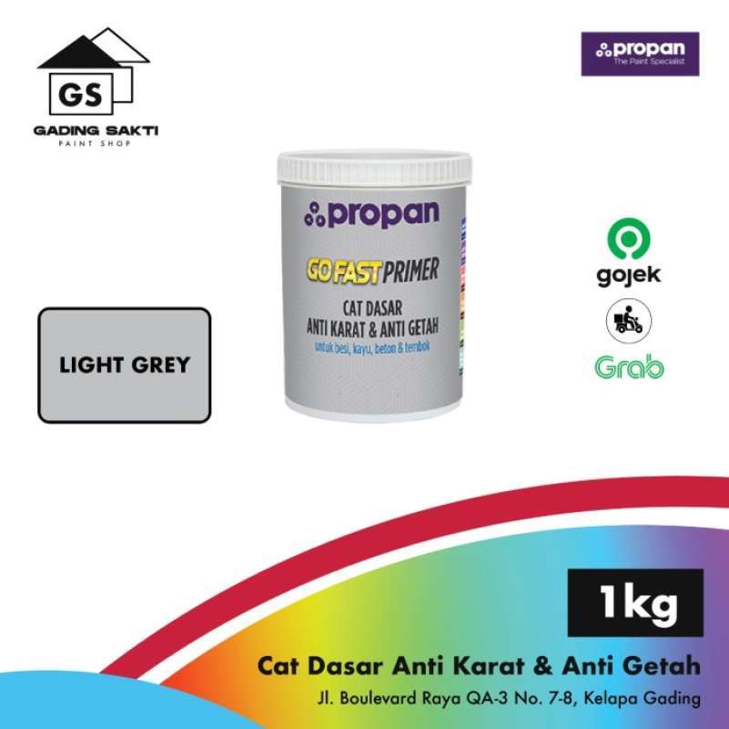 Promo Propan Gofast Primer / Cat Dasar Tembok , Kayu & Besi Anti Karat ...