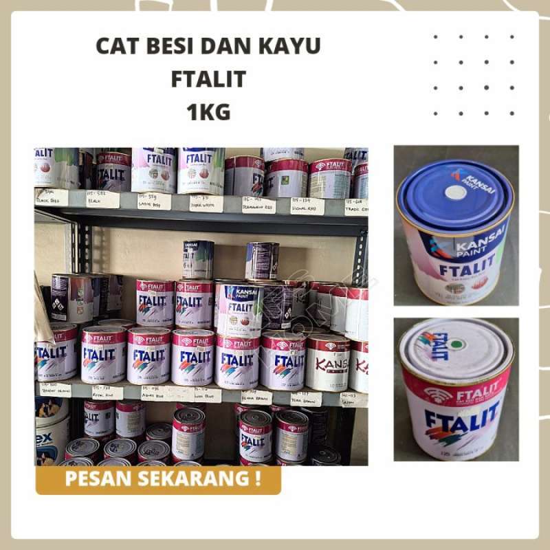 Promo Ftalit Cat Besi Dan Kayu 1Kg 007 Clear Varnish Vernis Diskon 23% ...