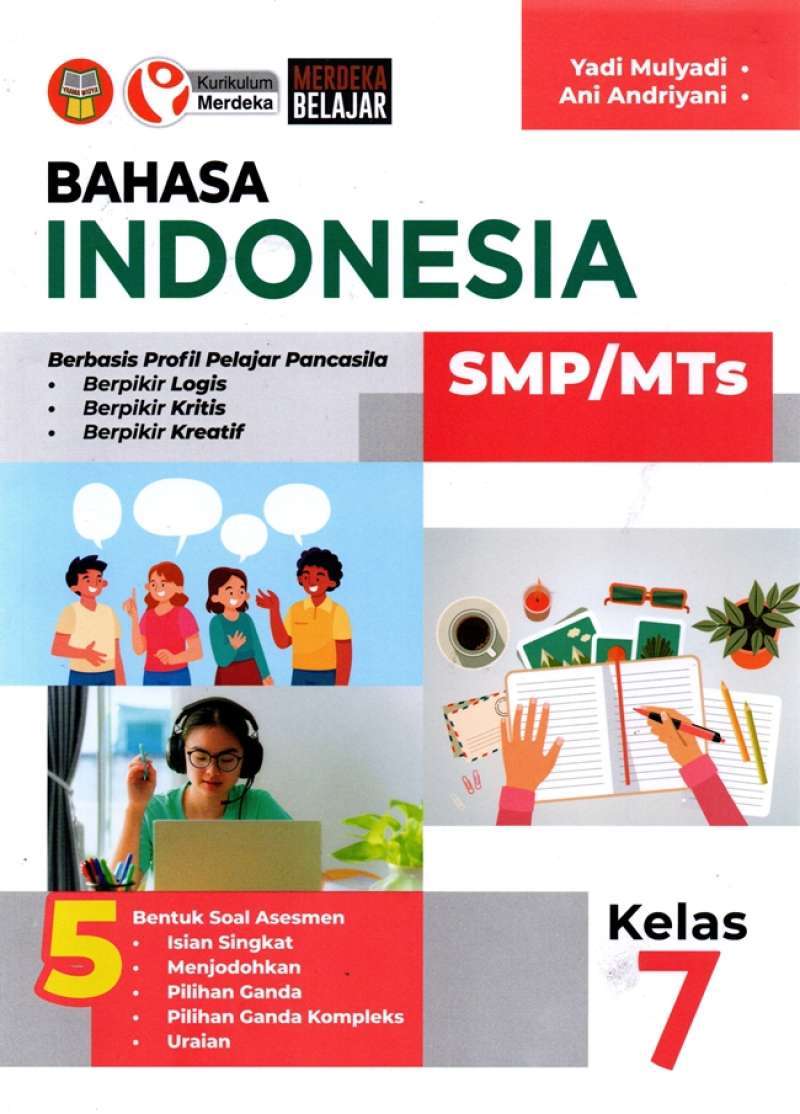 Jual Smp/Mts Kls.Vii Bahasa Indonesia : Kurikulum Merdeka di Seller Gramedia Official Store ...