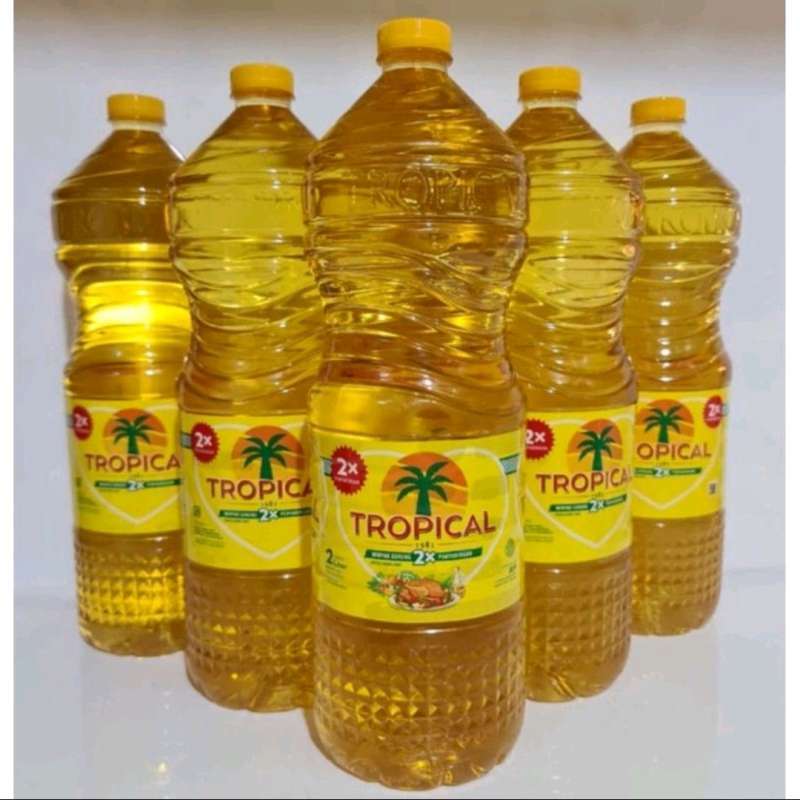 Jual Tropical 2 liter / Tropical botol 2 liter / minyak goreng tropical ...