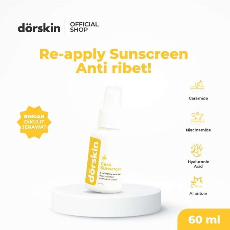 Jual DORSKIN PAKET ALL Produk semua varian lengkap - Dorskin Sunscreen ...