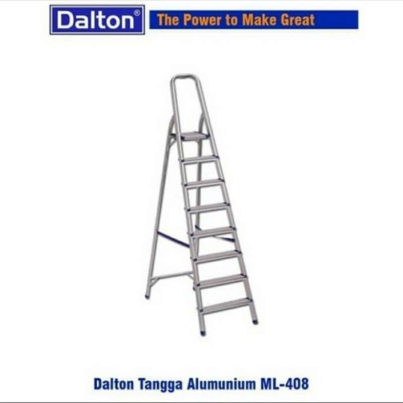 Promo Tangga Alumunium Lipat 8 Step Dalton Ml-408 2.1 Meter Tangga 2,1 M Diskon 23% di Seller ...