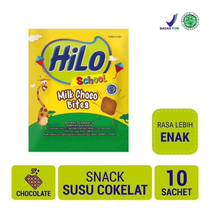 Jual WHS - HiLo School Candy Choco Bites 10 sachet di Seller Sumarno ...