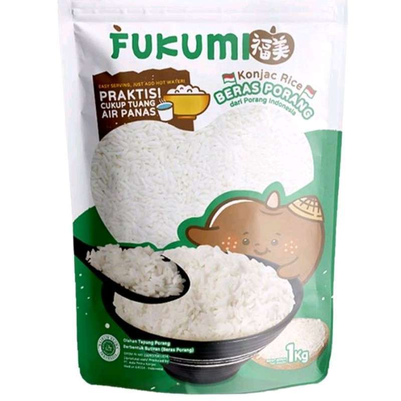 Jual BERAS PORANG FUKUMI KONJAC RICE 1 KG di Seller FLOREN STORE ...