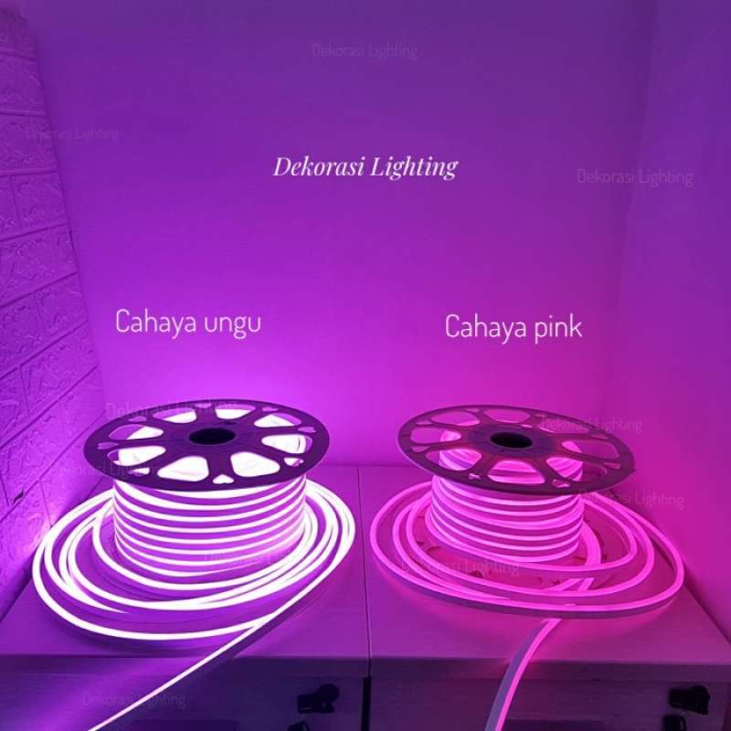 Promo PROMO - LAMPU STRIP LED NEON FLEX 5 METER DC 12 VOLT FLEXIBLE ...