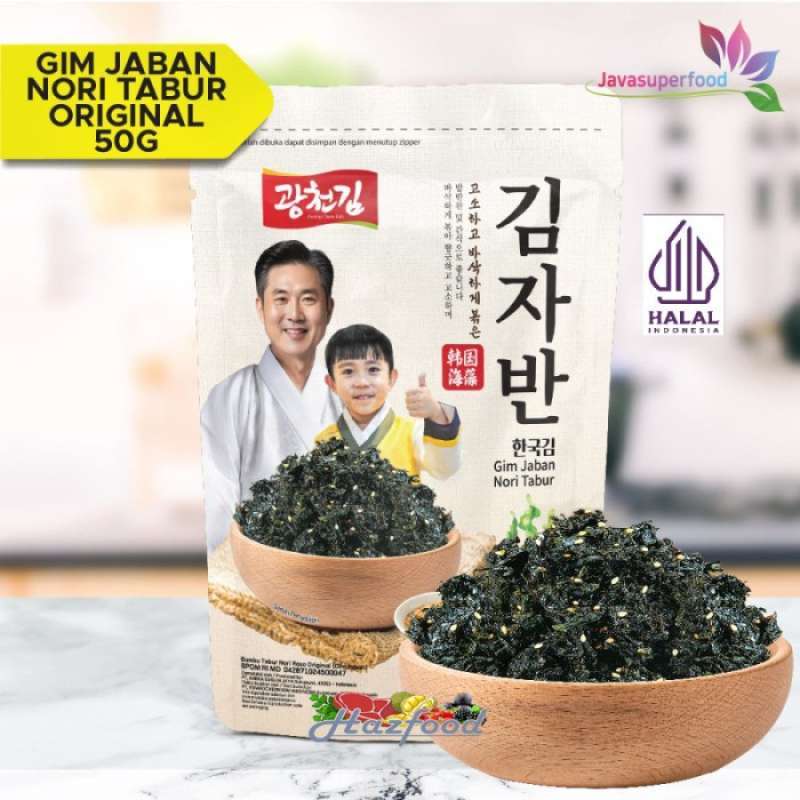 Jual Kwang Cheon Kim Gim Jaban Nori Tabur | Rumput Laut Panggang 50g ...