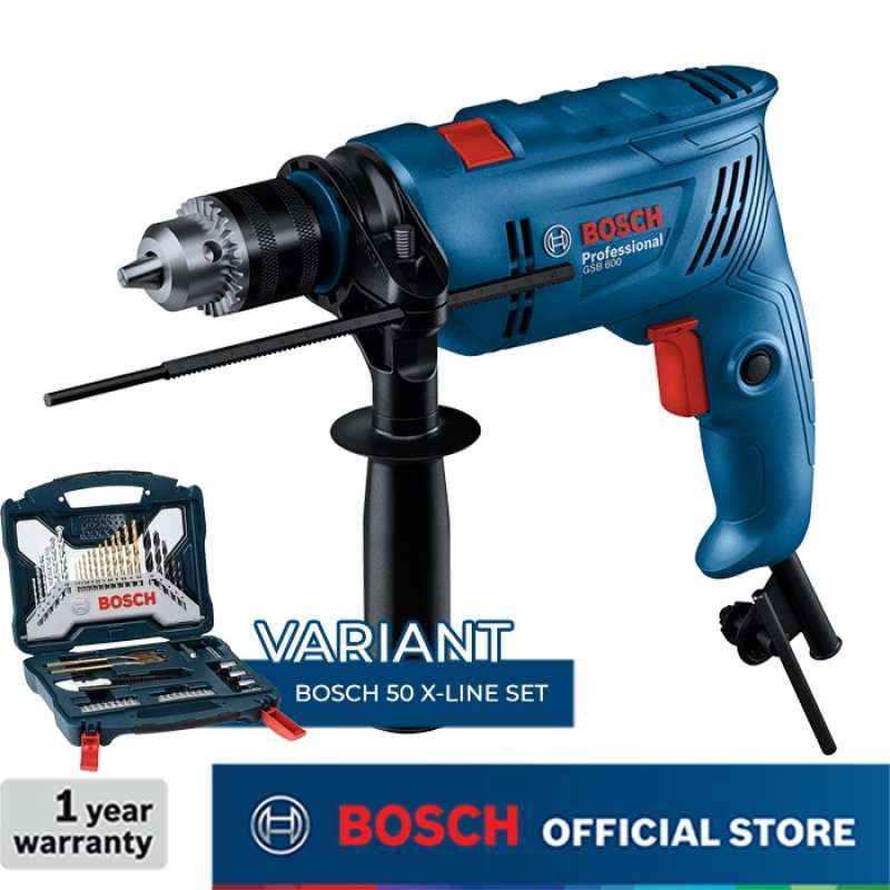 Jual Bosch Impact Drill / Bor Tangan Listrik Impact 13MM 600Watt GSB ...