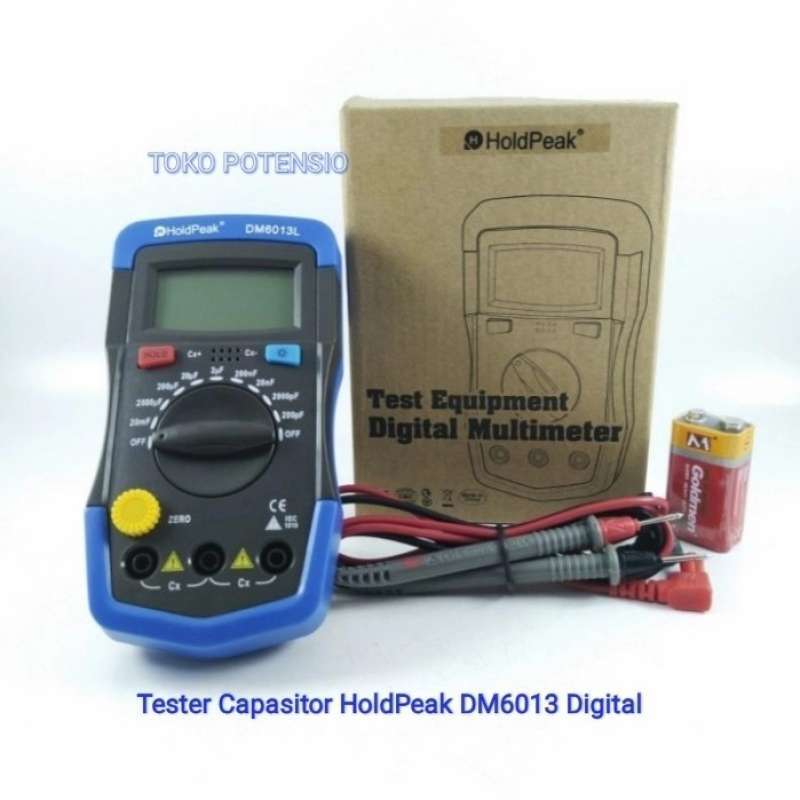 Promo MULTI TESTER CAPASITOR HOLDPEAK DM6013 DIGITAL -TOKOSEPULUH10 ...