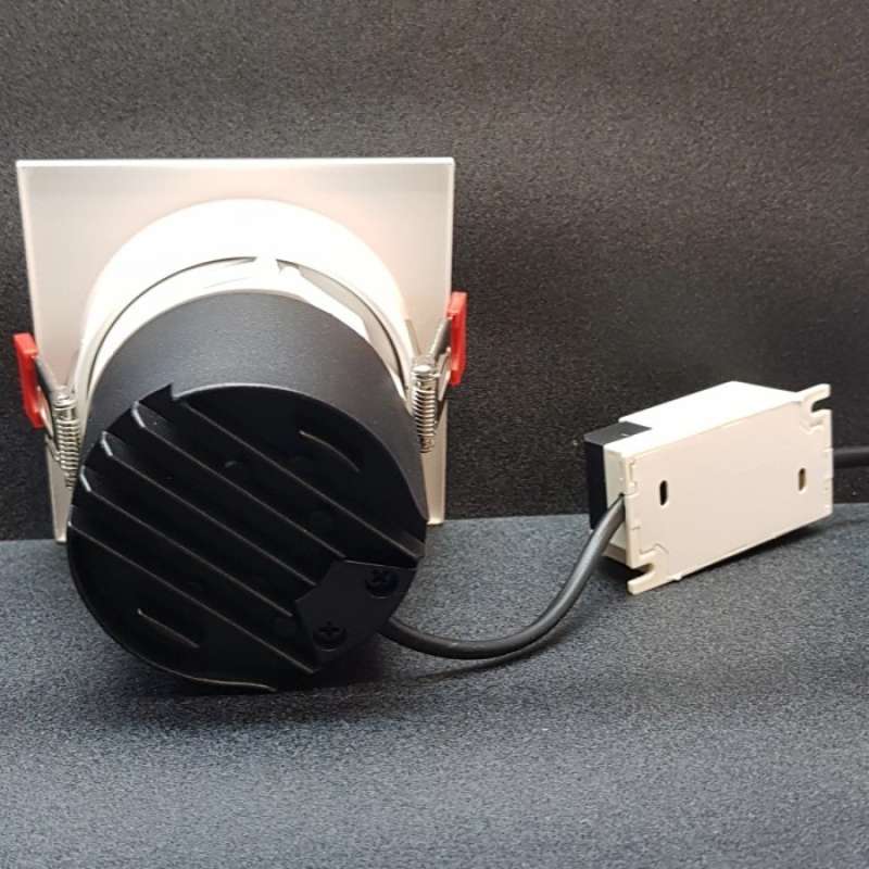 Promo KAP LAMPU SPORTLIGHT LED COB 12WAT CORONG HITAM DOWNLIGHT SPOT ...