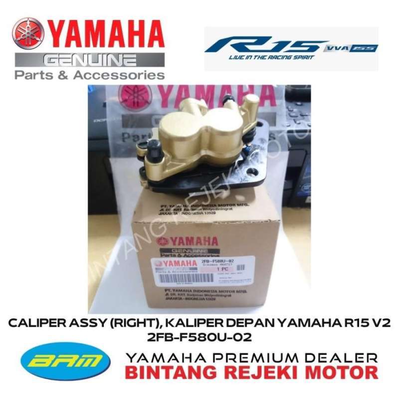 Jual CALIPER ASSY (RIGHT), KALIPER DEPAN YAMAHA R15 V2 2FB-F580U-02 di ...