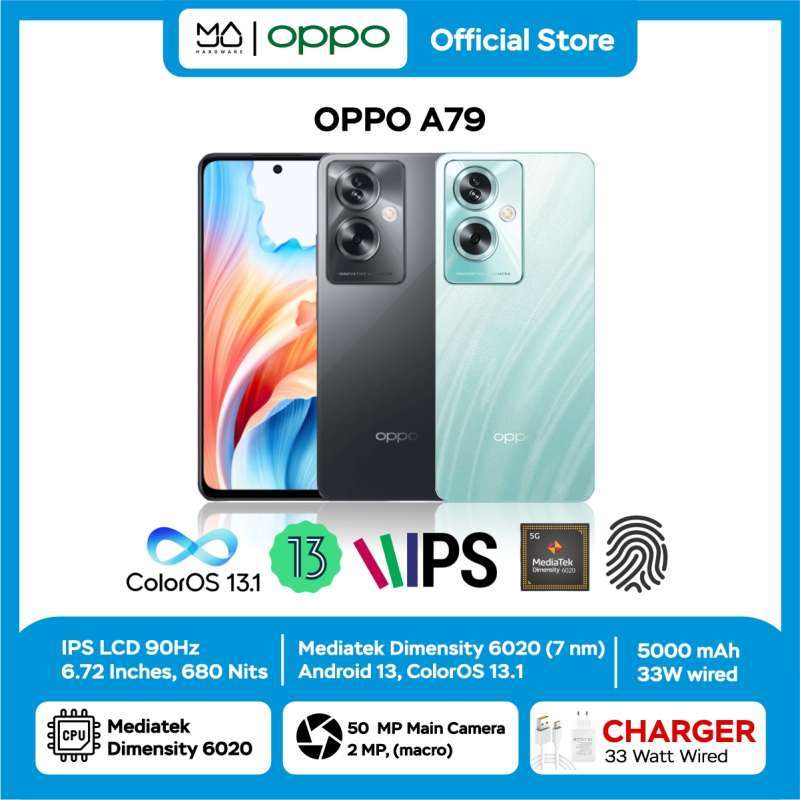 Jual OPPO A79 5G 8GB/256GB (Garansi Resmi) - Hitam di Seller Maju ...