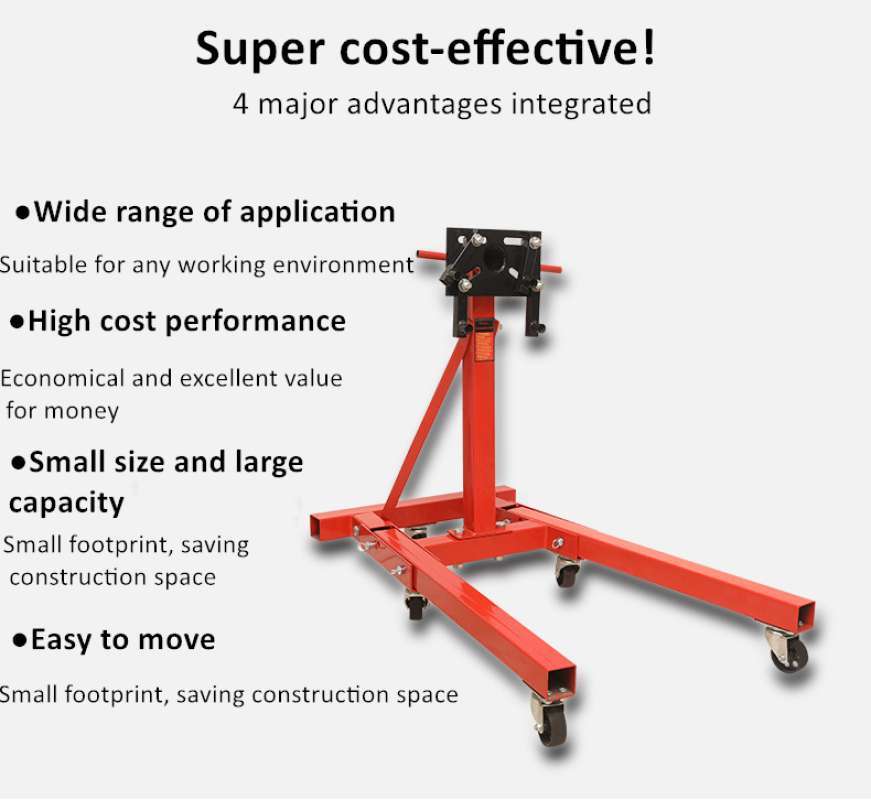 Promo 2000LBS Hidrolik Mobil Mobil universal Engine Stand Braket mesin ...
