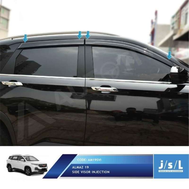 Jual new!! JSL Talang Air Wuling Almaz 2019 Injection Side Visor Original di Seller IMANUEL ...