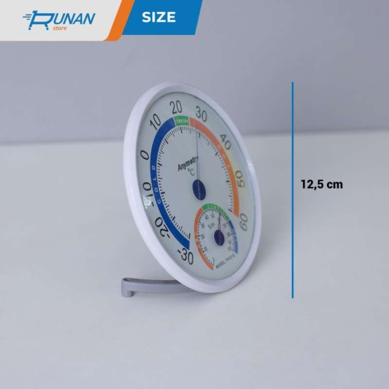 Promo THERMOMETER RUANGAN BESAR ANYMETRE - ROOM TERMOMETER HYGROMETER ...