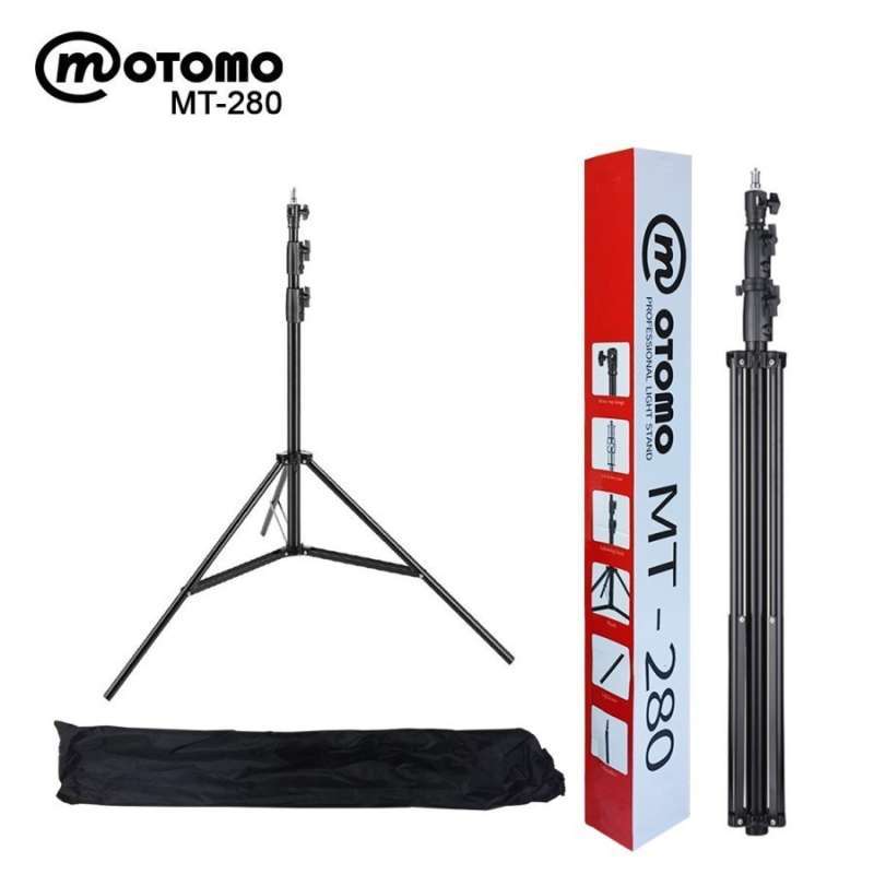 Jual Motomo MT-280 Lightstand Tripod 280cm MT280 for Lightning Studio ...