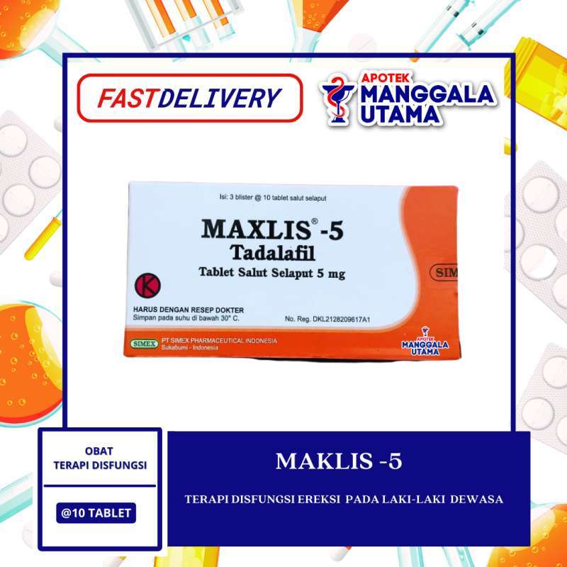Jual Maxlis 5 Mg Per Strip @10 Tablet Di Seller Apotek Manggala Utama ...