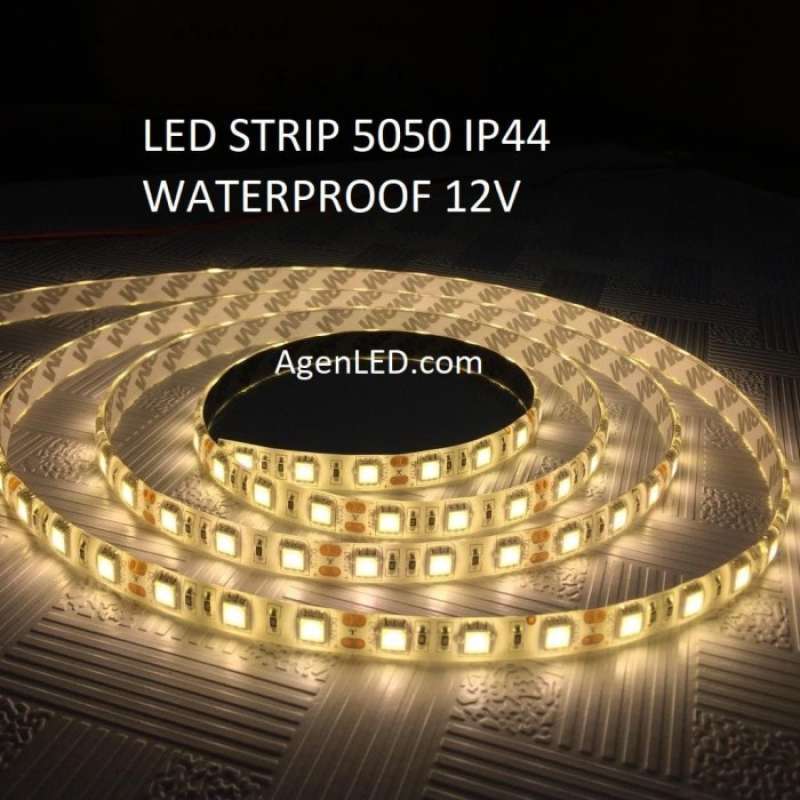 Promo LAMPU LED STRIP 5050 IP44 12V OUTDOOR LEDSTRIP IP 44 WARM WHITE ...