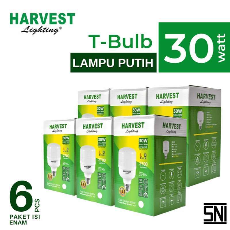 Promo HARVEST LIGHTING LAMPU KAPSUL 30 WATT PAKET 6 T-BULB CAPSULE LED 30W -POROSWONDERLAND ...
