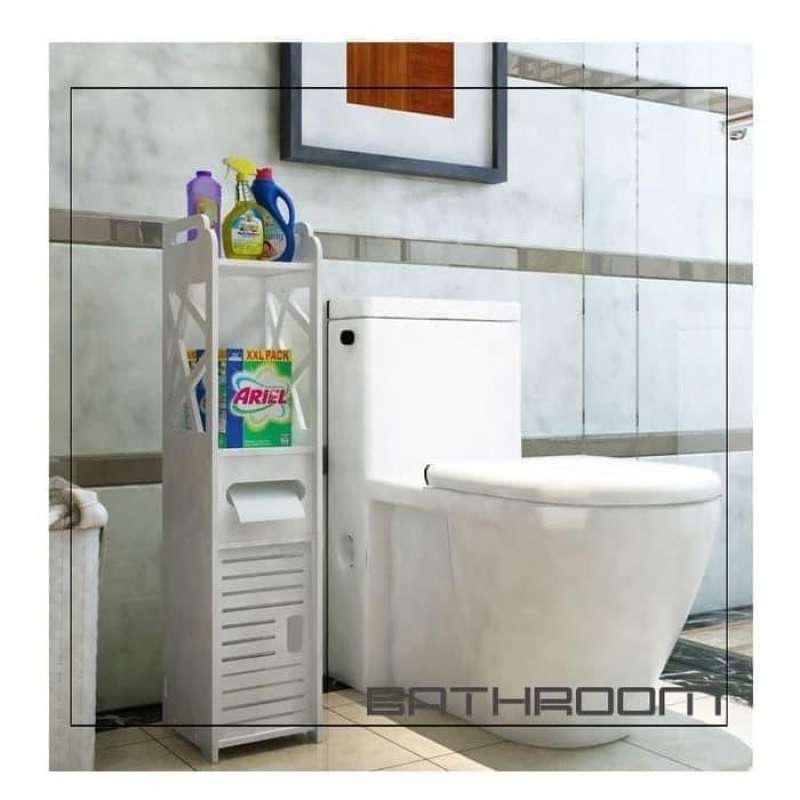 Jual Lemari Kamar Mandi /lemari Toilet Rak Penyimpanan Alat Mandi ...