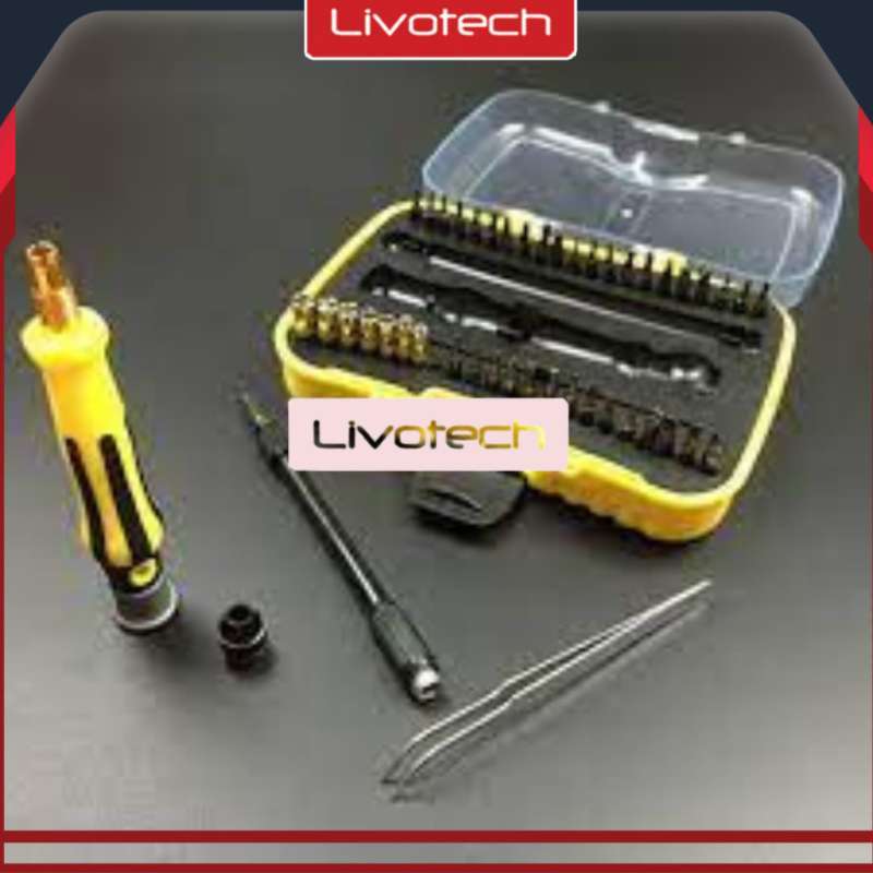 Jual Obeng set 45 in 1 6093A Screwdriver Tool Reparasi Repair Kit Multi ...