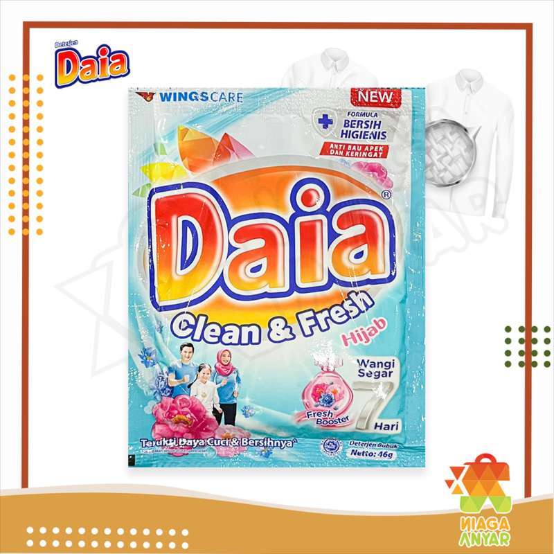 Promo NA Daia So Klin Deterjen Bubuk Sachet Satuan / Soklin Sabun Detergent Detergen Powder ...
