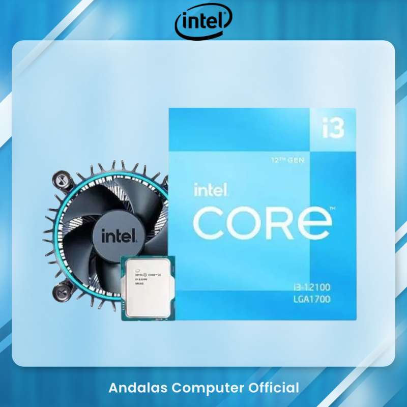 Jual Intel Core i3 12100 [Box] 3.3GHz Socket LGA 1700 - Alder Lake Series di Seller Andalas ...