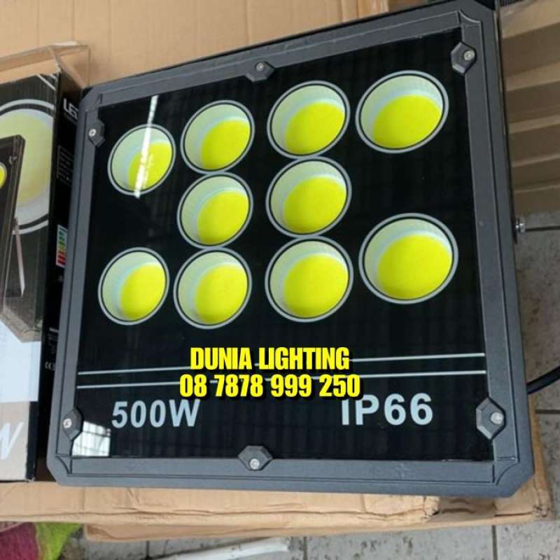 Promo LAMPU SOROT COB 500W PUTIH KUNING FLOOD LIGHT LED 500WATT 500 WATT - - Putih Diskon 50% di ...