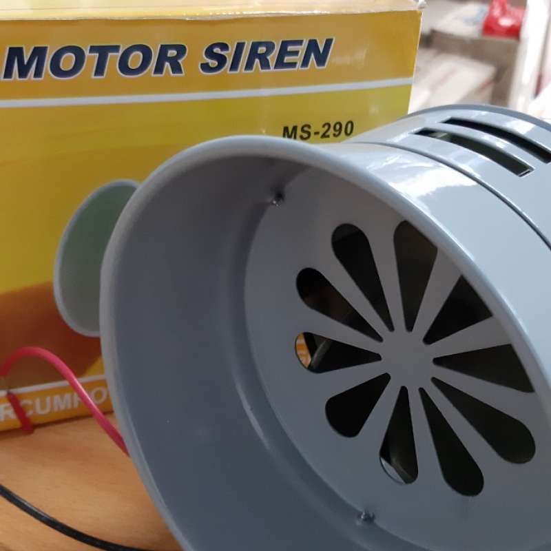 Promo MINI SIREN EWIG MOTOR SIREN SIRINE SIRENE 220V MS290 BODY METAL ...
