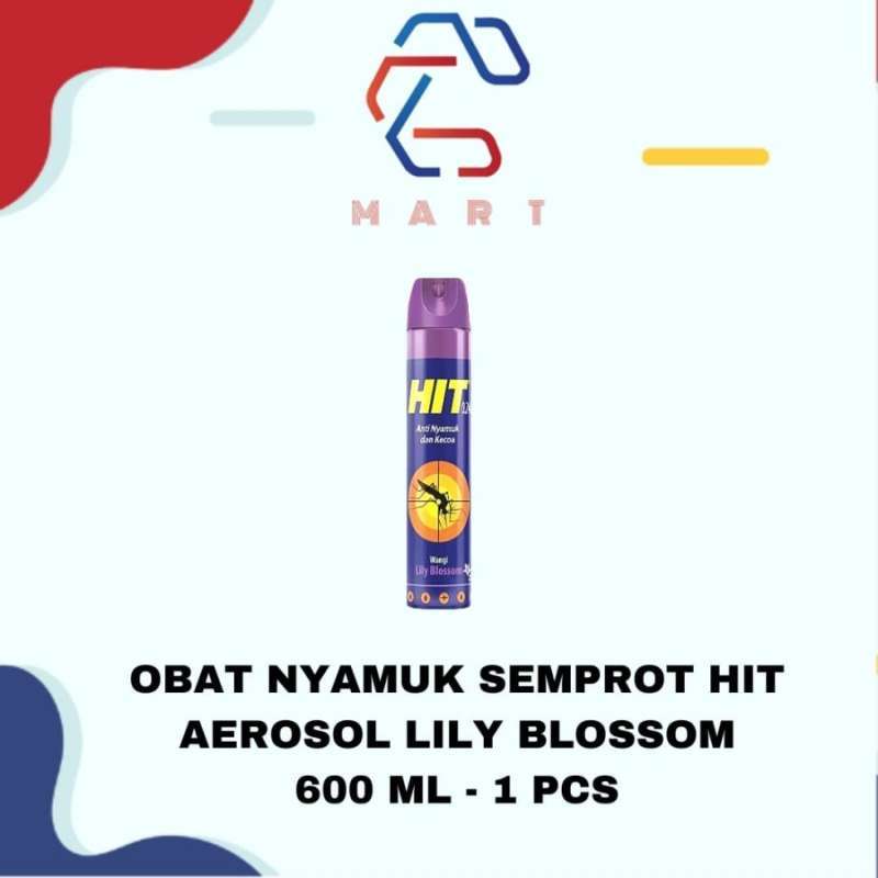 Promo Hit Aerosol Obat Nyamuk 600 ML - Lily Blossom Diskon 26% di Seller Caliesta E-shop ...
