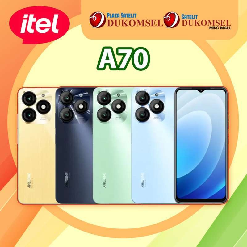 Jual Itel A70 A665l 4gb/128gb di Seller Butik Dukomsel - Plaza Satelit Dukomsel Online - Kota ...