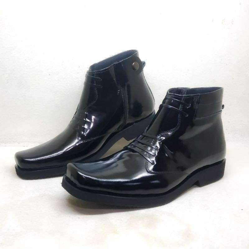 Promo CREWGER PDH.P1 Lak Sepatu kulit asli original Mr.LA model Hak ...