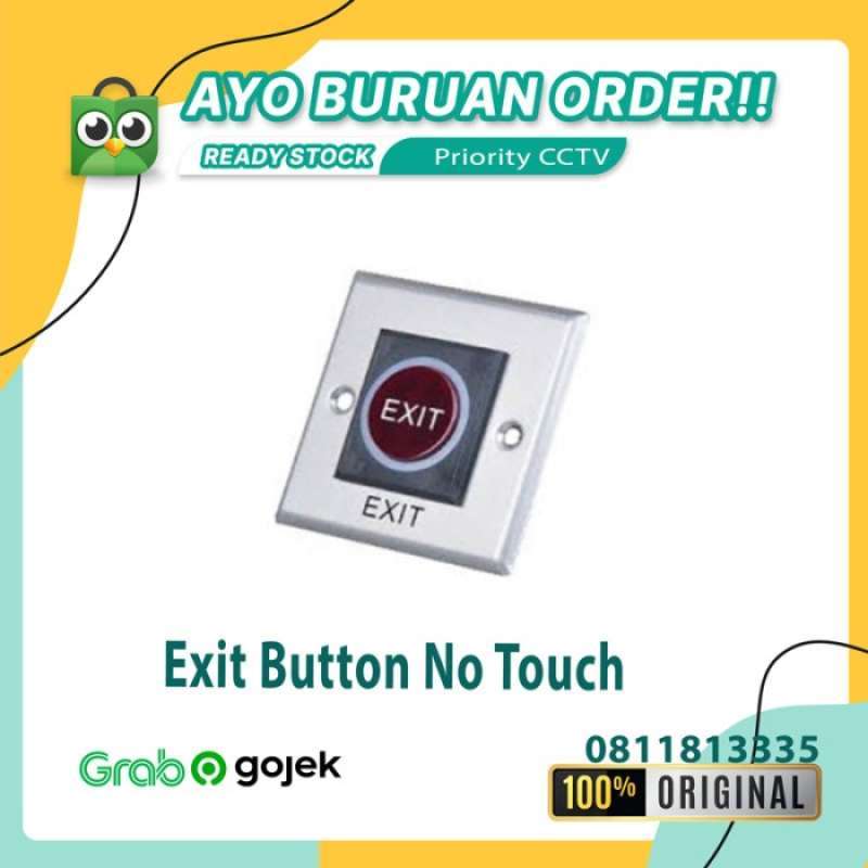 Promo CONTACTLESS EXIT BUTTON ACCESS CONTROL INFRARED NO TOUCH DOOR ...