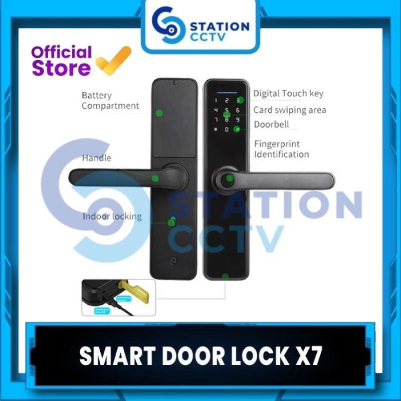 Promo SMART DOOR LOCK X7 / SMART DOOR LOCK - Diskon 50% di Seller tokosepuluh10 - Meruya Utara ...