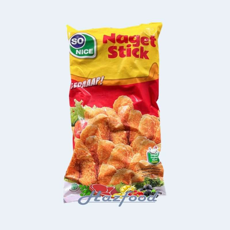 Jual So Nice Chicken Nugget Sedap | Naget Ayam Stick 1 Kg - Naget Stick ...