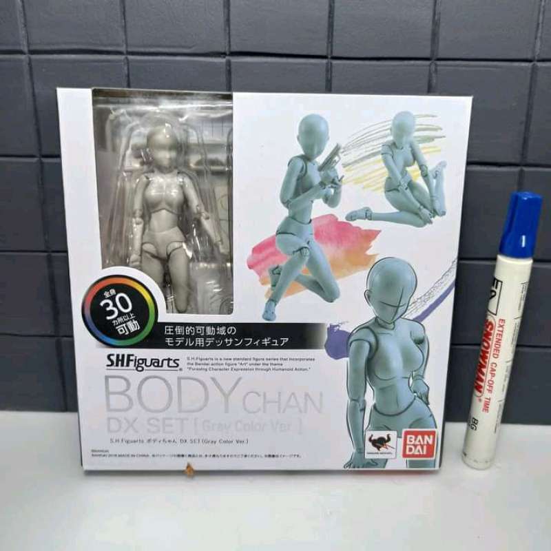 Jual Body chan female SHF bodychan dx set grey abu Tinggi 6inch Recast ...