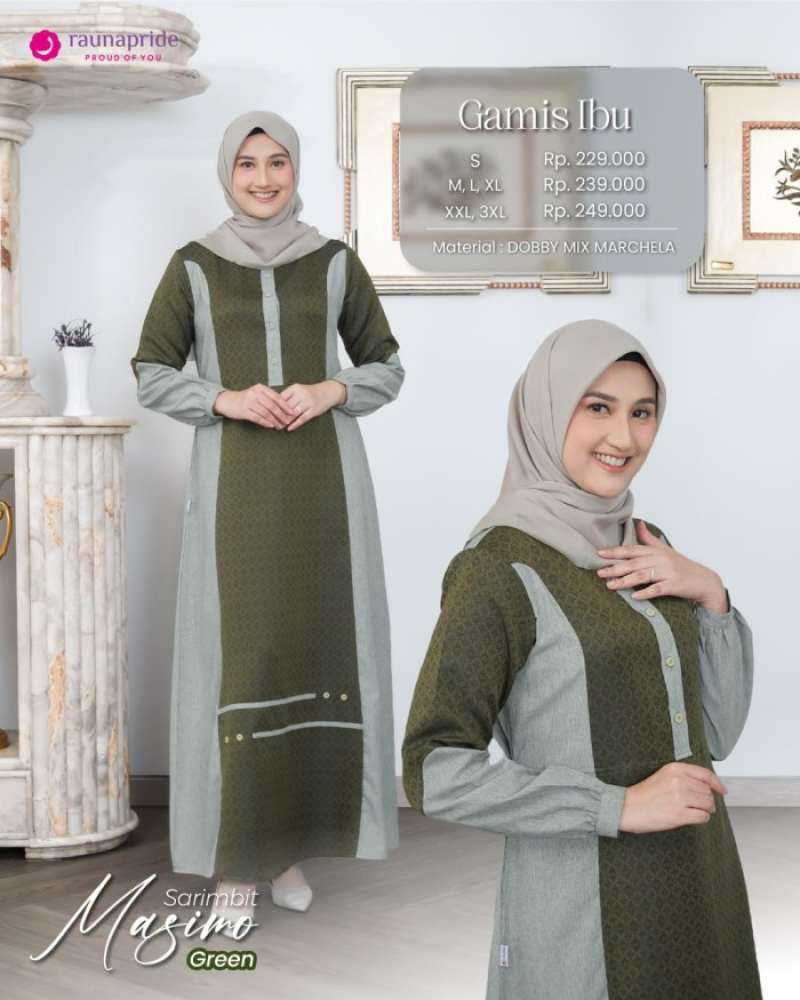 Promo Rauna Sarimbit Keluarga Lebaran 2024 / Masimo Green - AYAH M ...